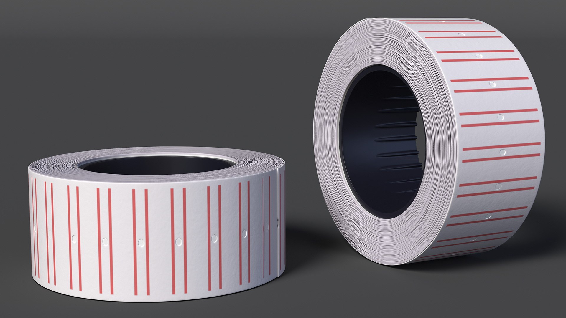 Label Price Tag Roll 3D - TurboSquid 2104777