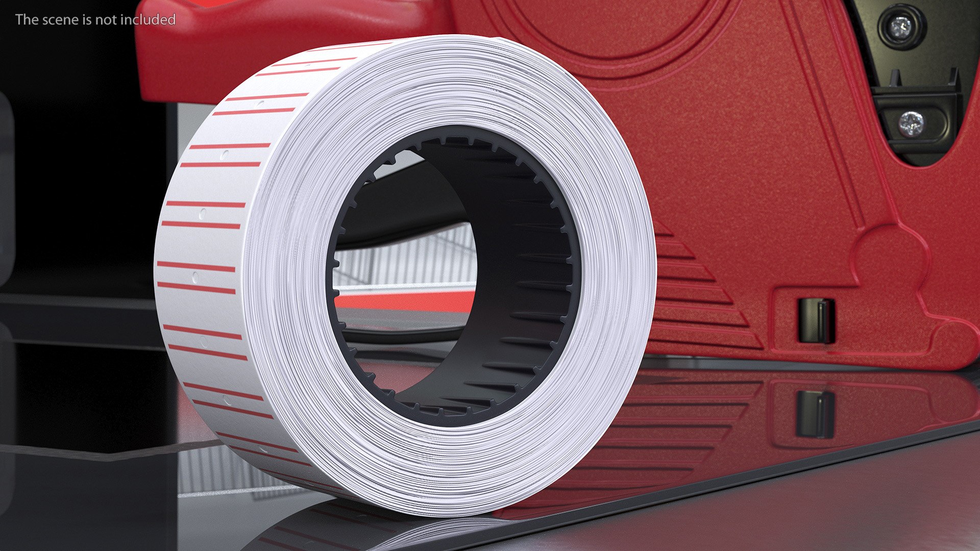 Label Price Tag Roll 3D - TurboSquid 2104777