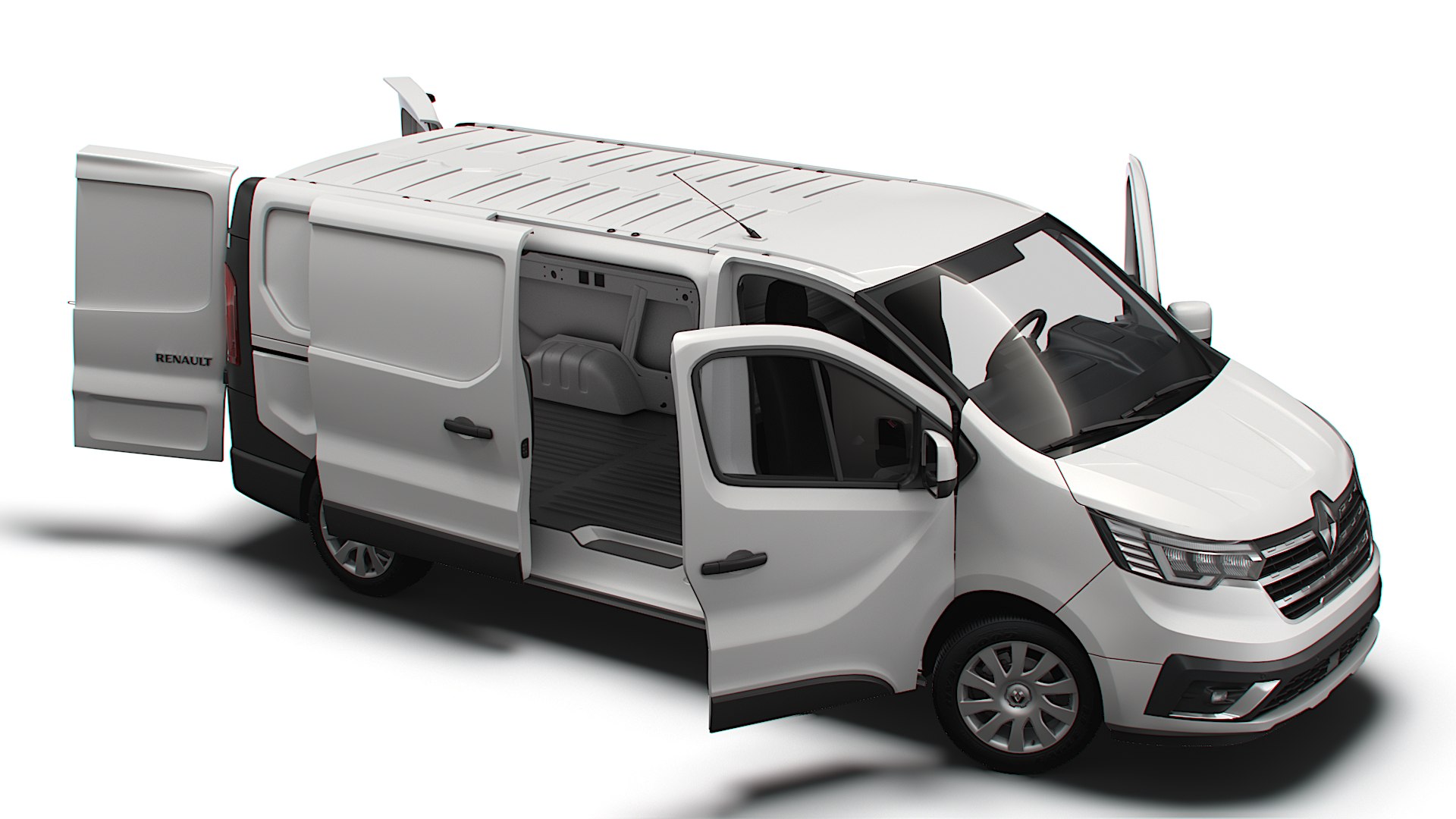 3D Renault Trafic L2H1 HQInterior 2023 - TurboSquid 2115950