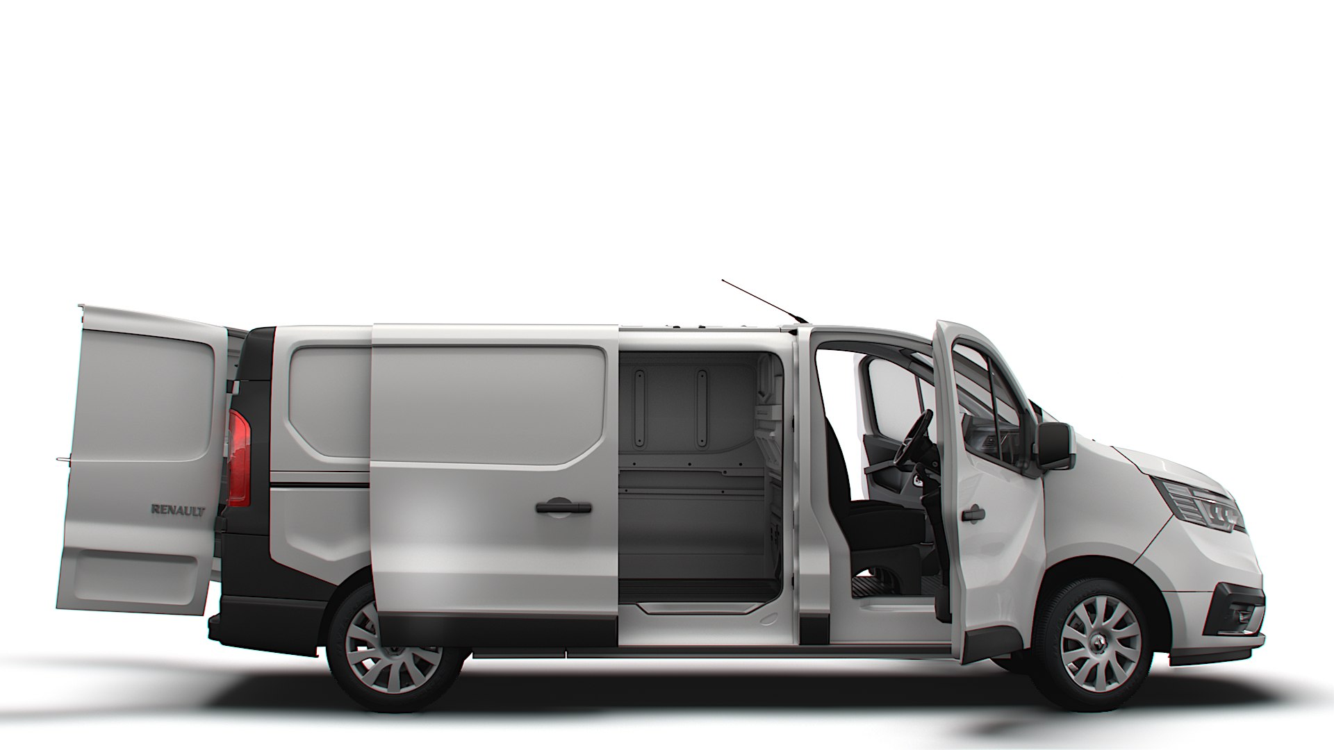 3D Renault Trafic L2H1 HQInterior 2023 - TurboSquid 2115950