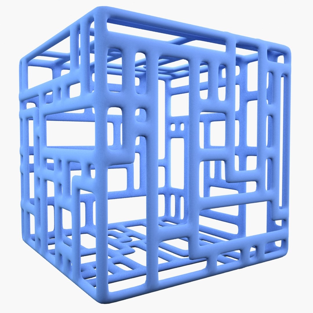 3d model of complex shape