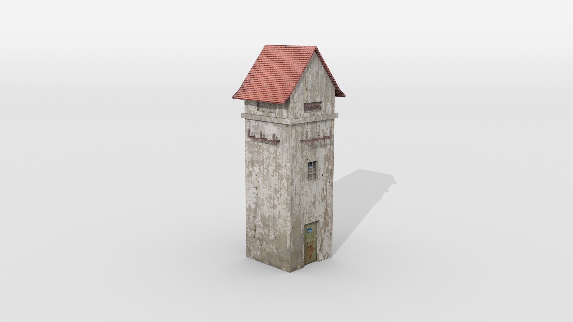 Old Distribution Substation 3D Model - TurboSquid 1326540