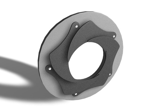 3d model aperture animation