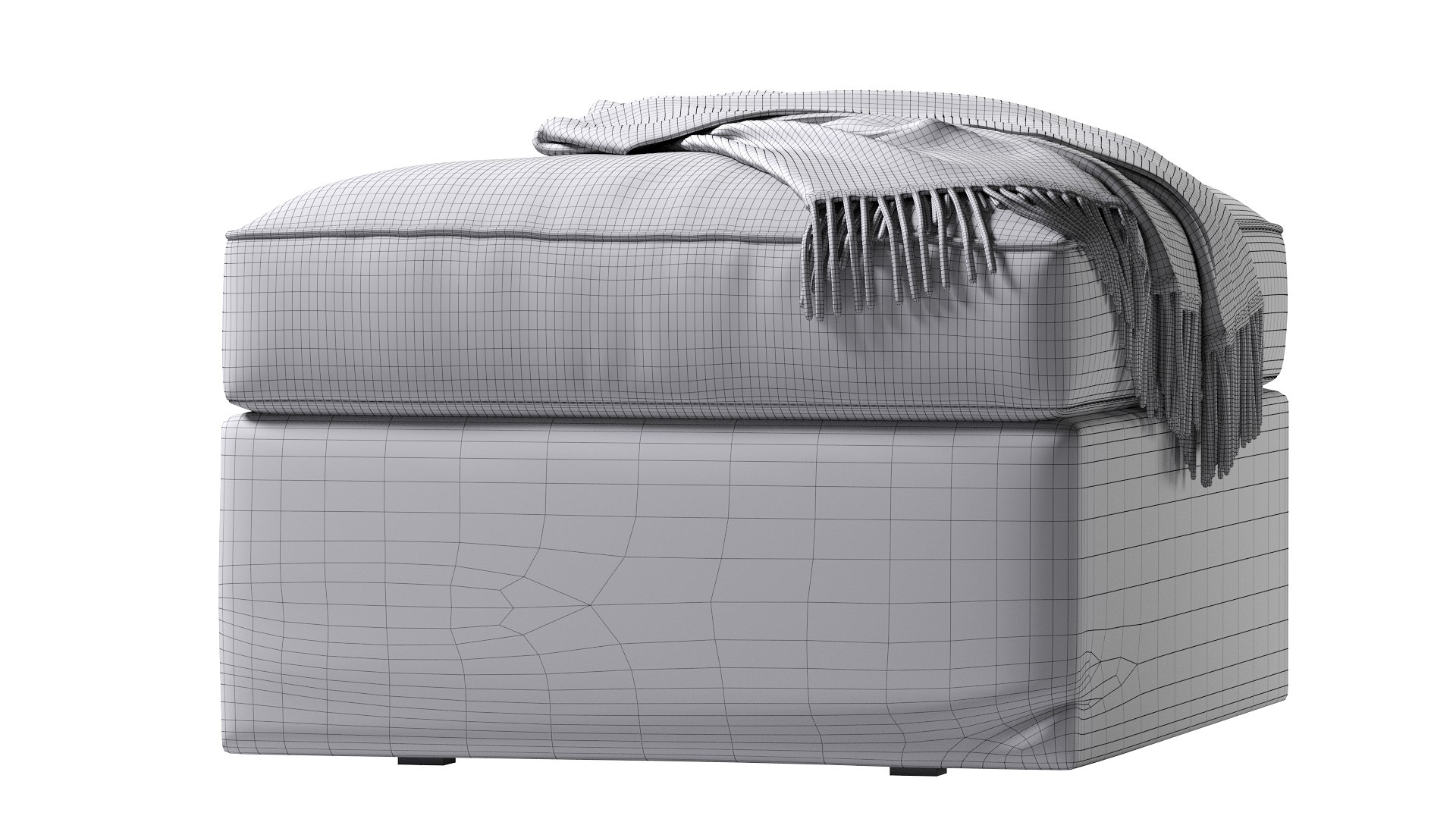3D Harlanda Ottoman - TurboSquid 2017626