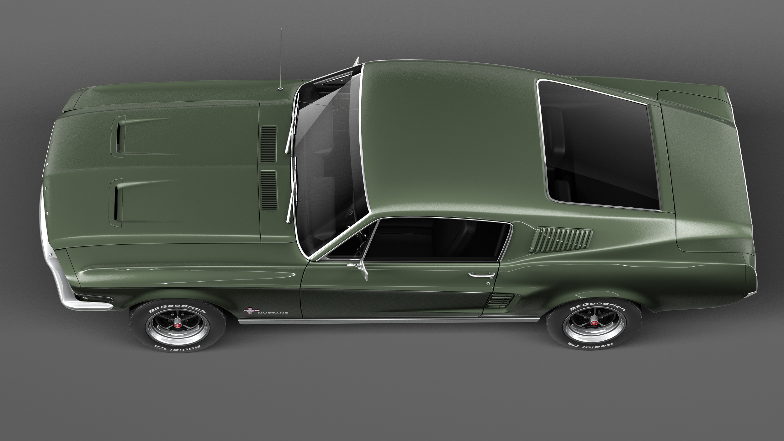Ford Mustang Fastback 1967 Modelo 3D - TurboSquid 885602