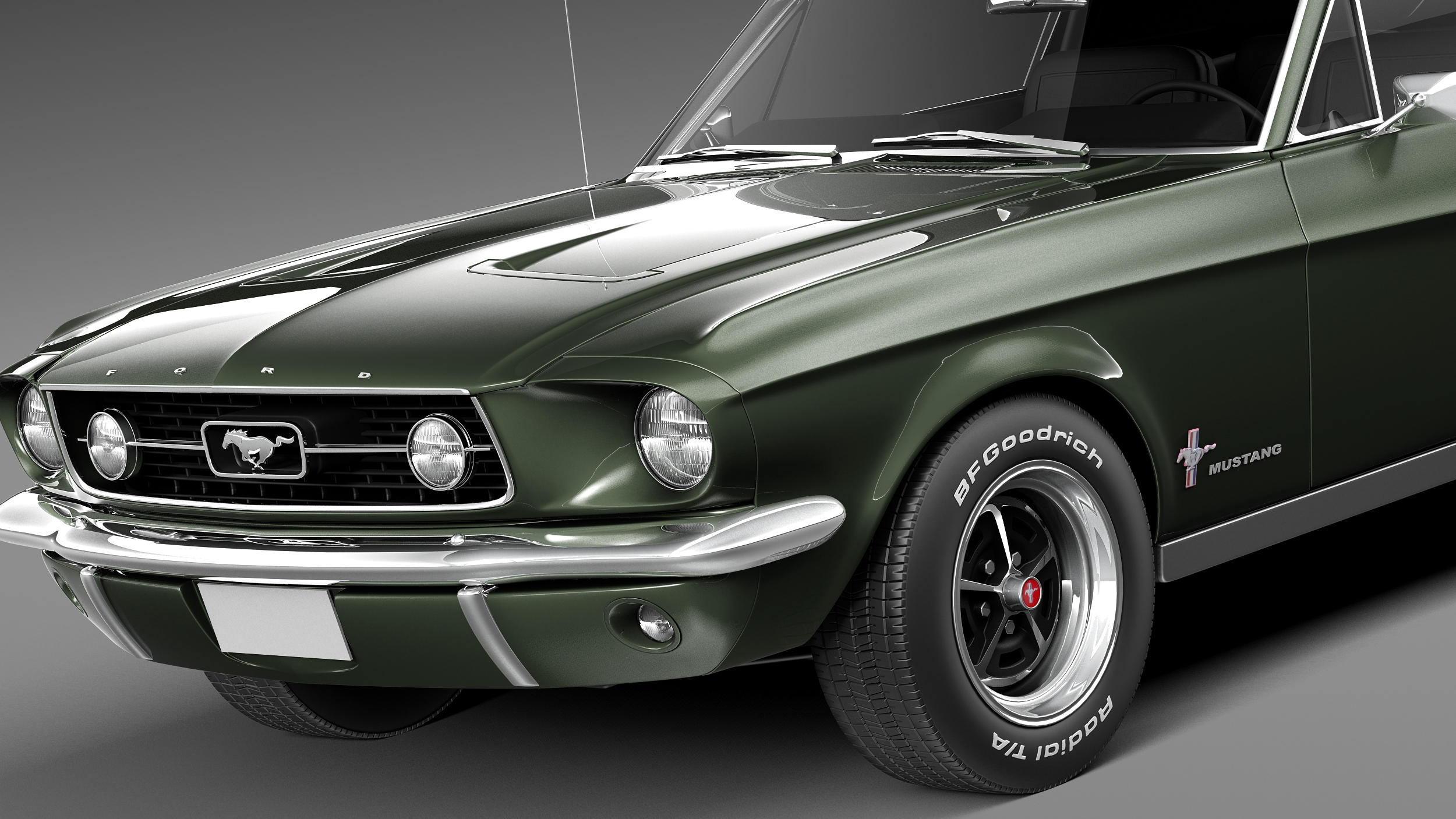Ford Mustang Fastback 1967 Modelo 3D - TurboSquid 885602