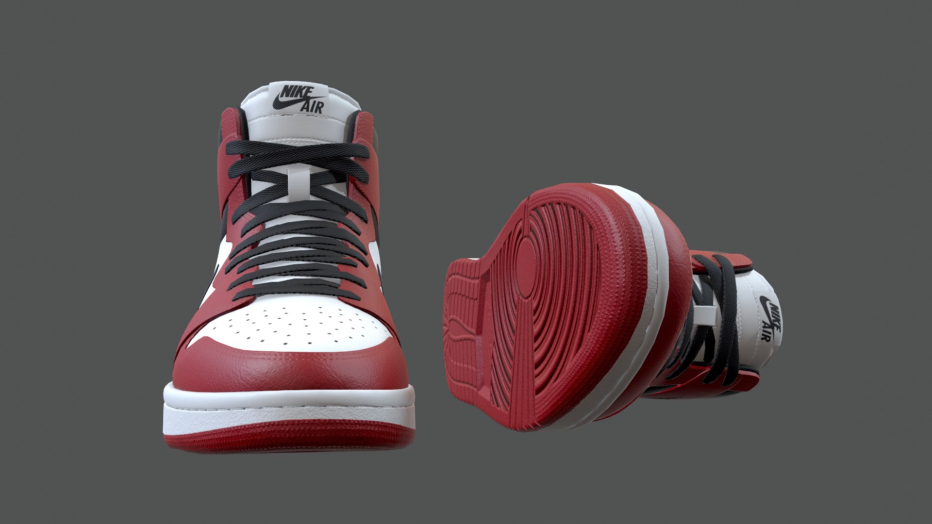 Air Jordan1-retro Sneakers-PBR Model 3D Model - TurboSquid 2059704