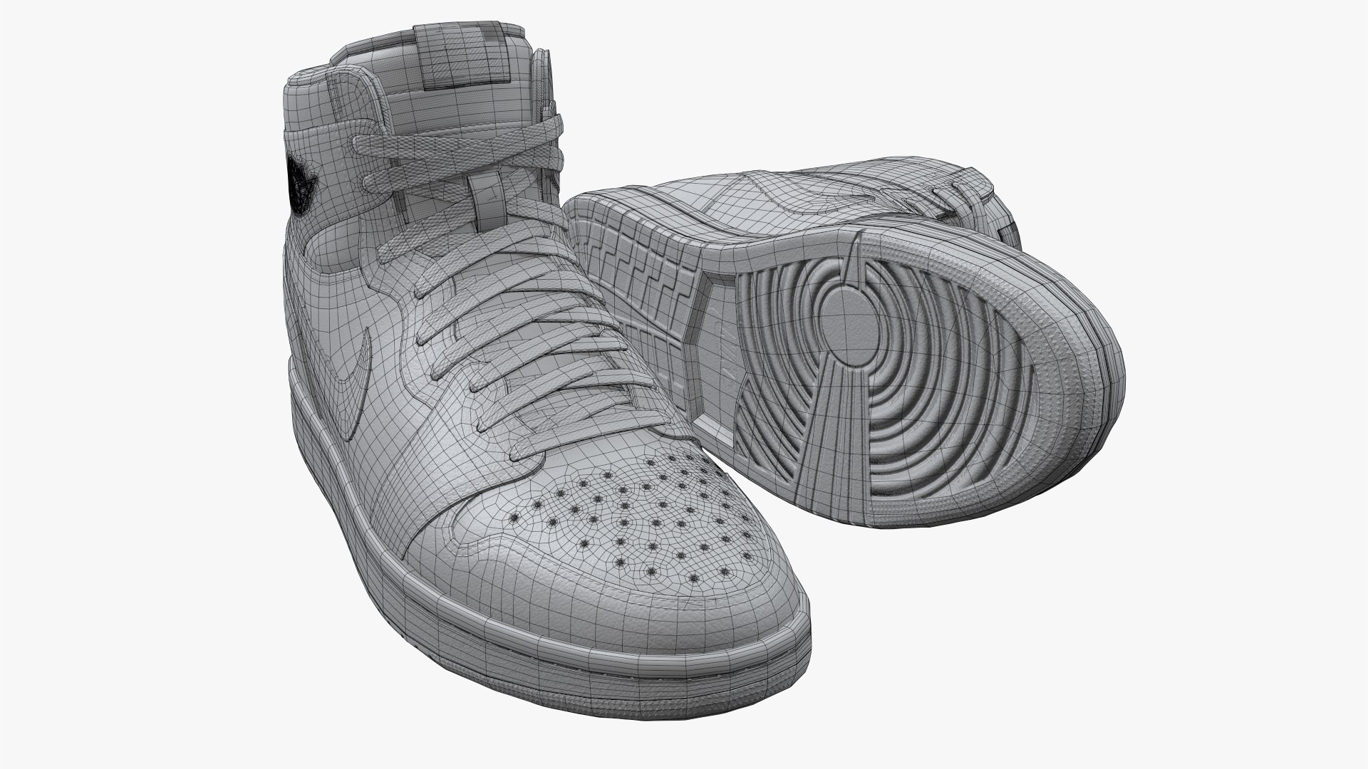 Air Jordan1-retro Sneakers-PBR Model 3D Model - TurboSquid 2059704