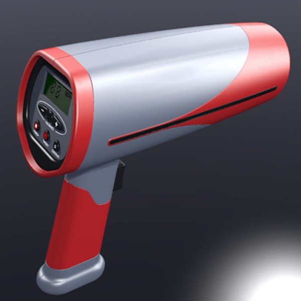 3d model radar speed measuring