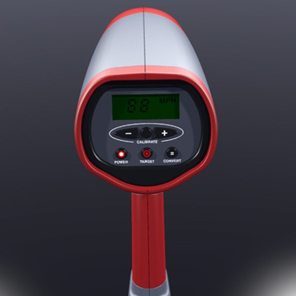 3d model radar speed measuring