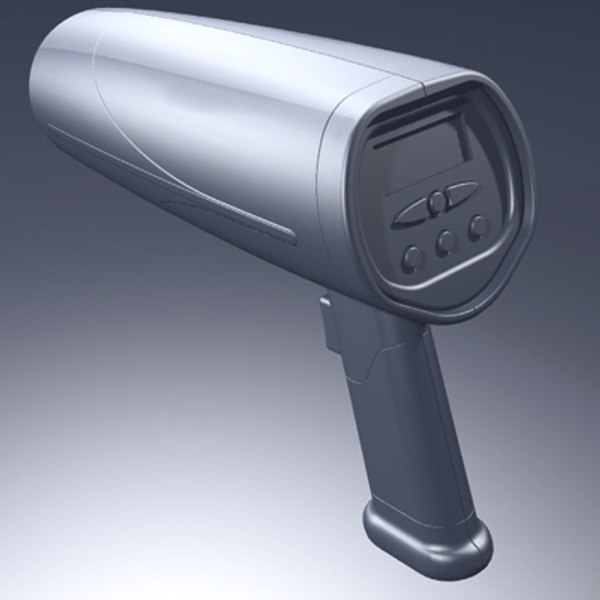 3d model radar speed measuring