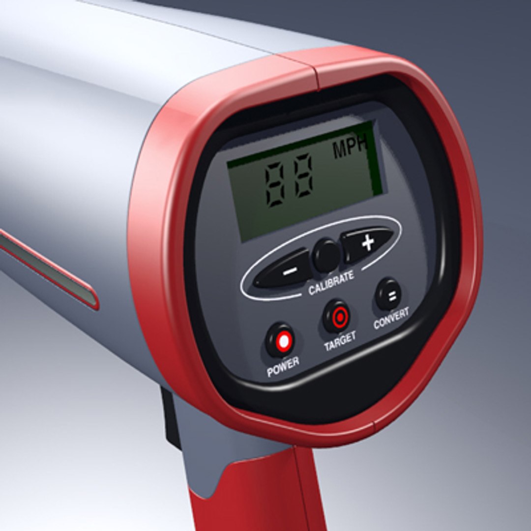 3d Model Radar Speed Measuring