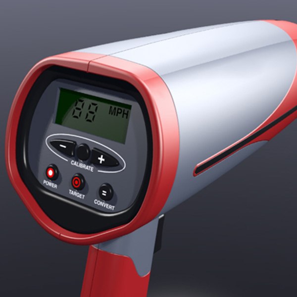 3d model radar speed measuring