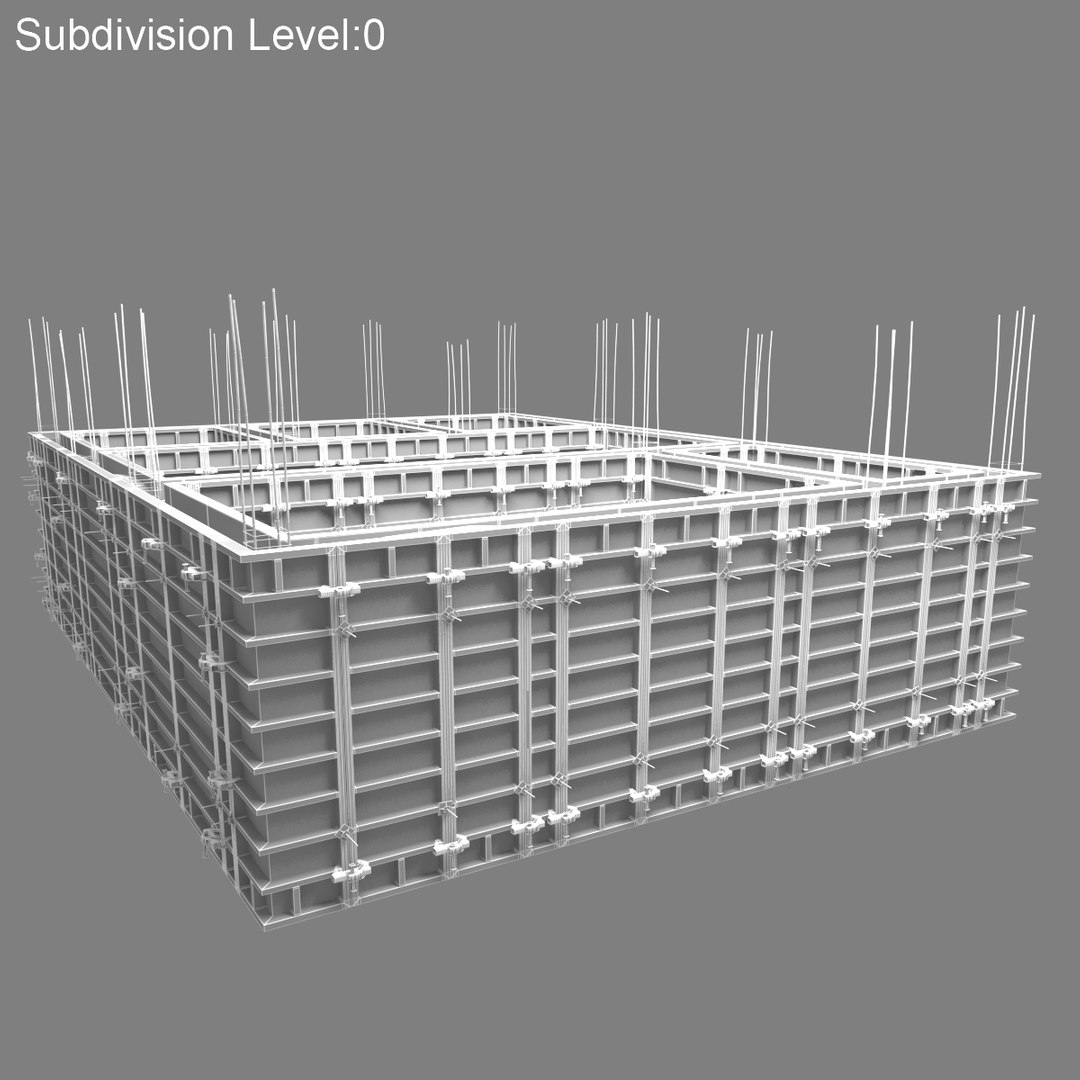 Wall Framework Panels 3d Model