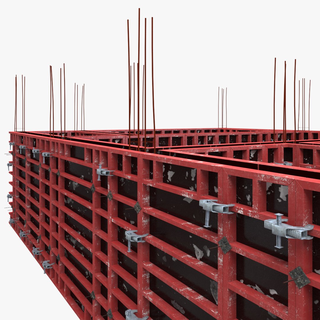 Wall Framework Panels 3d Model