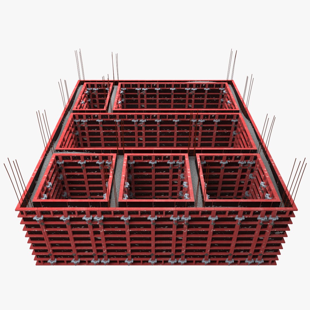 Wall Framework Panels 3d Model