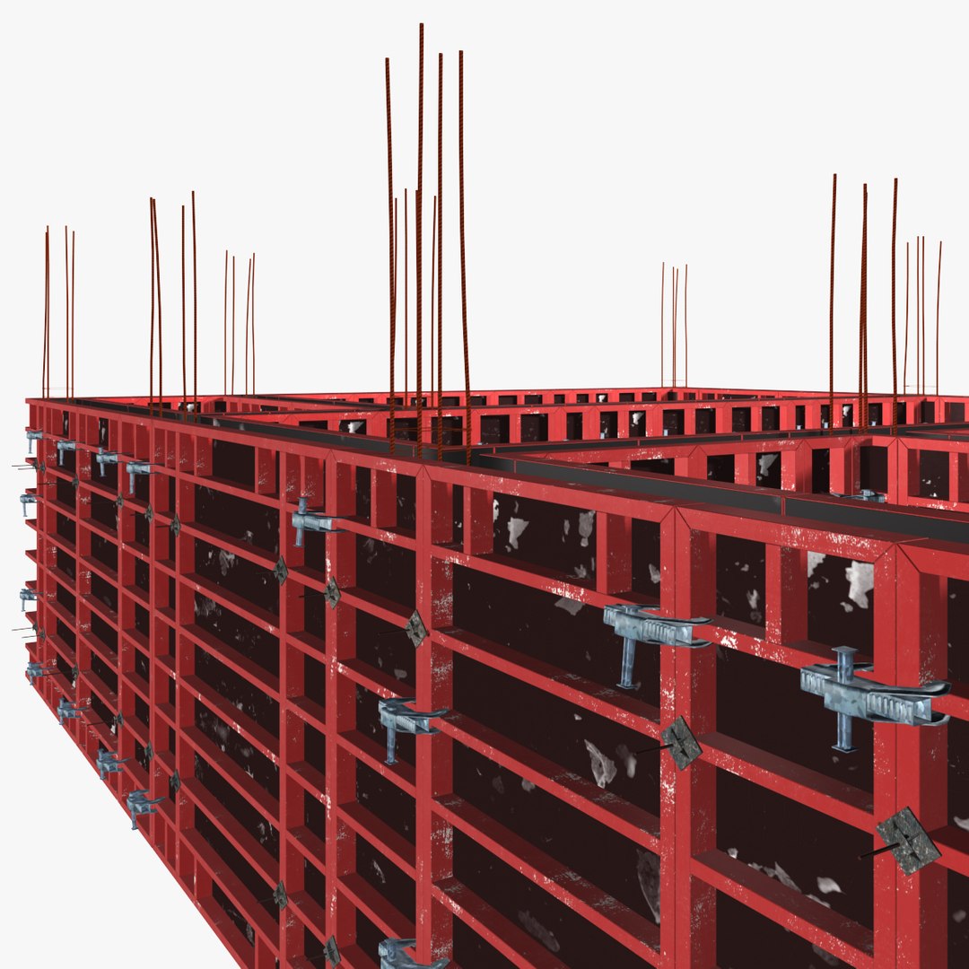 Wall Framework Panels 3d Model