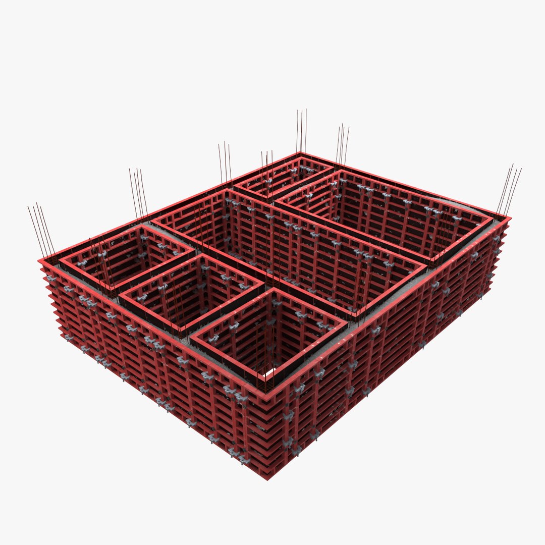 Wall Framework Panels 3d Model