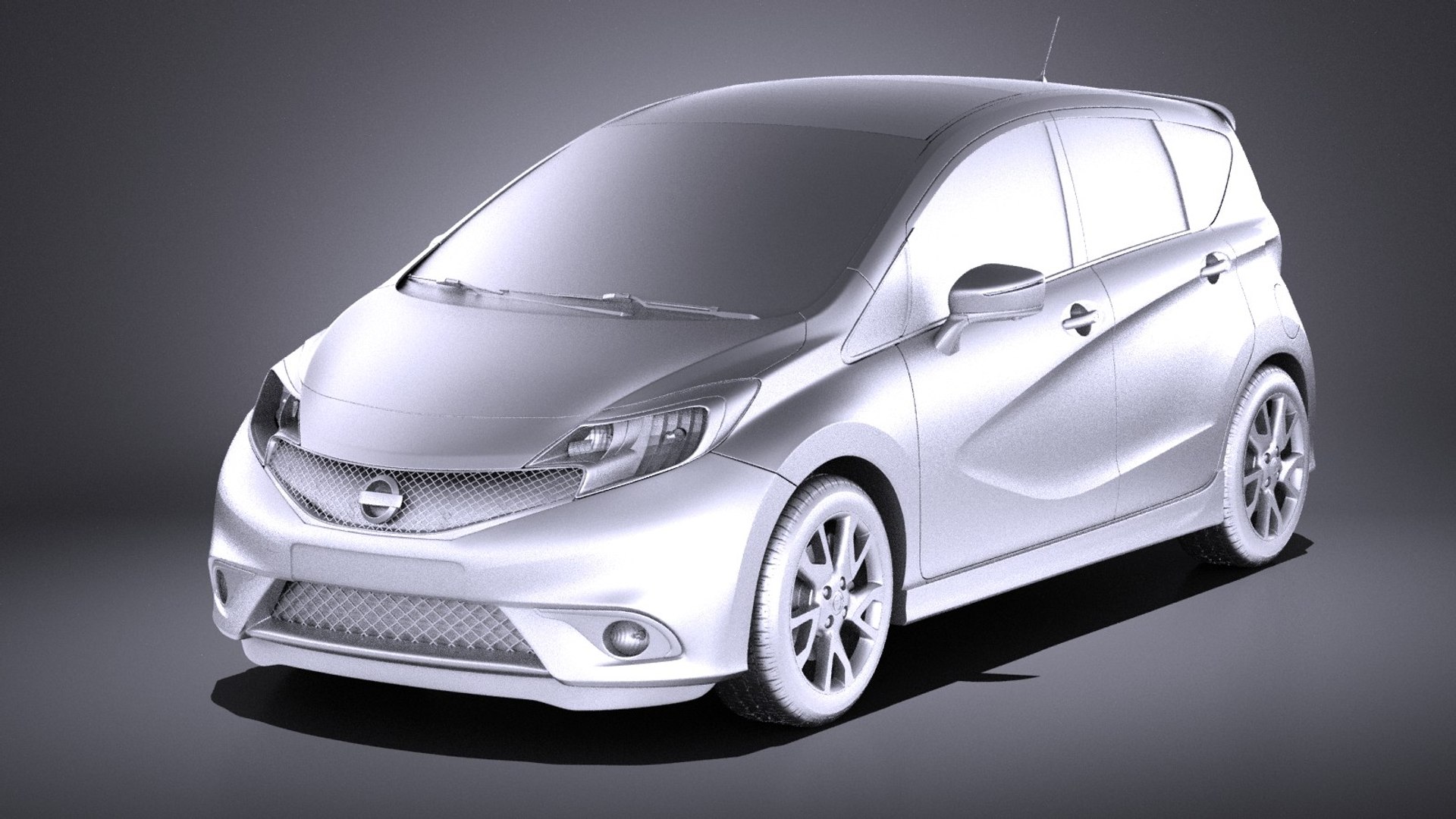 2016 Nissan Note 3D Model - TurboSquid 1190039