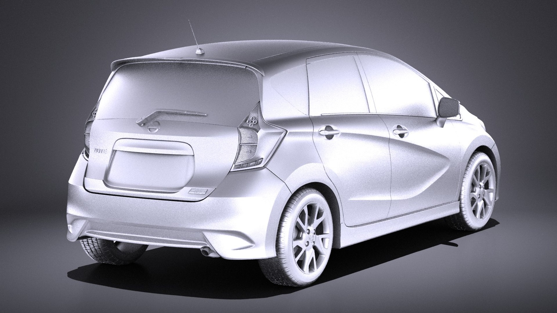 2016 Nissan Note 3D Model - TurboSquid 1190039