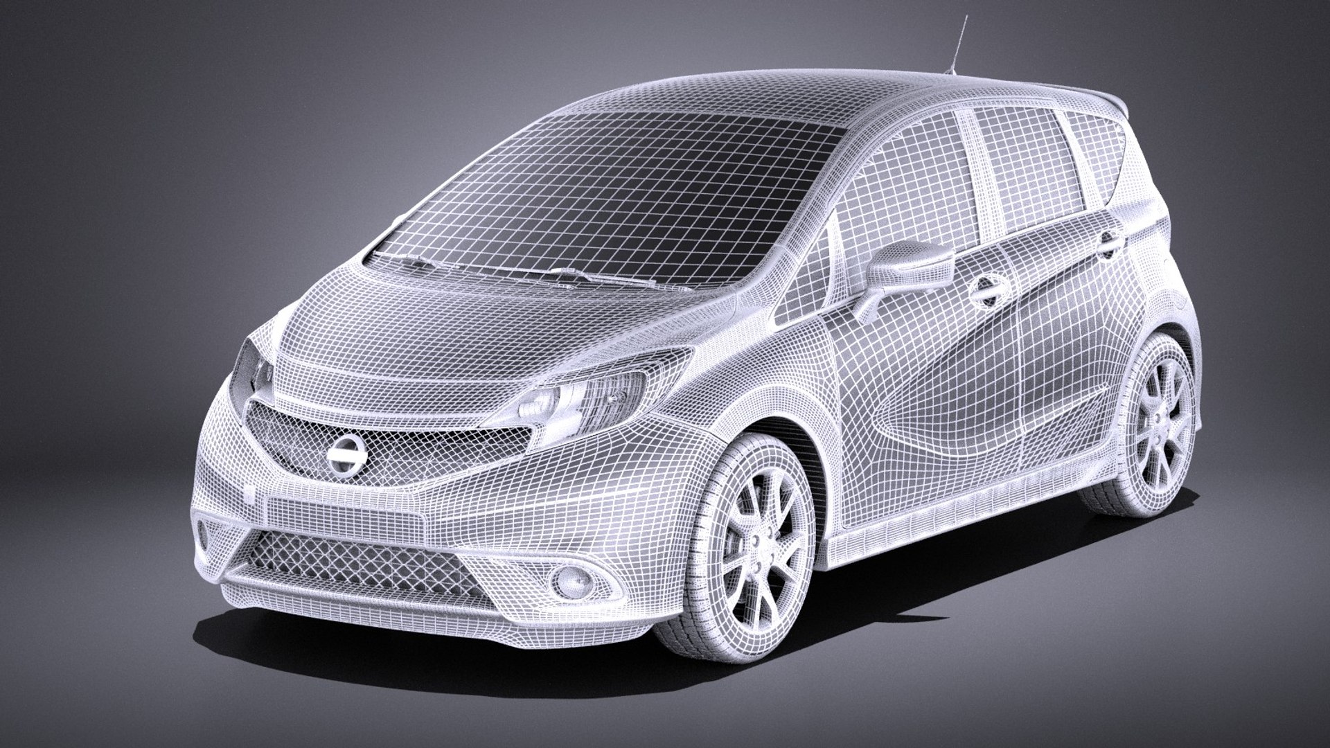 2016 Nissan Note 3D Model - TurboSquid 1190039
