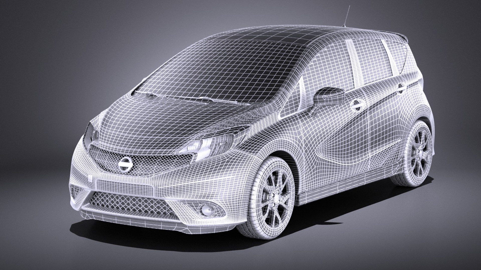 2016 Nissan Note 3D Model - TurboSquid 1190039