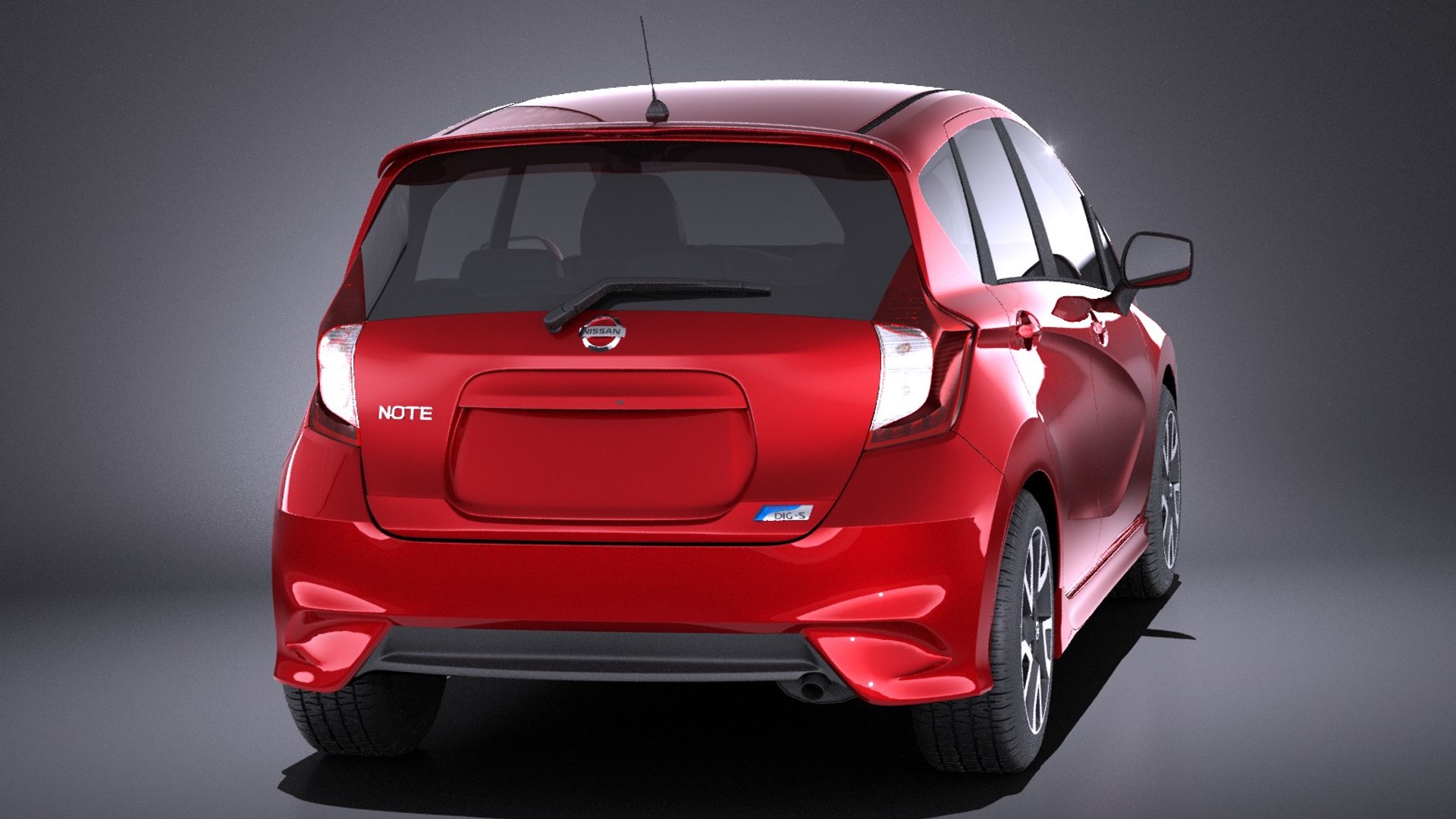 2016 Nissan Note 3D Model - TurboSquid 1190039