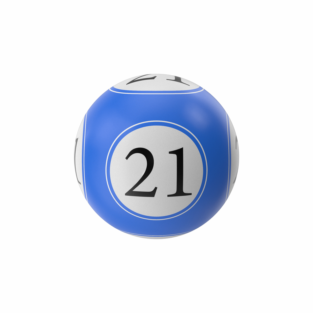 Bingo Ball 21 Model - TurboSquid 2411031