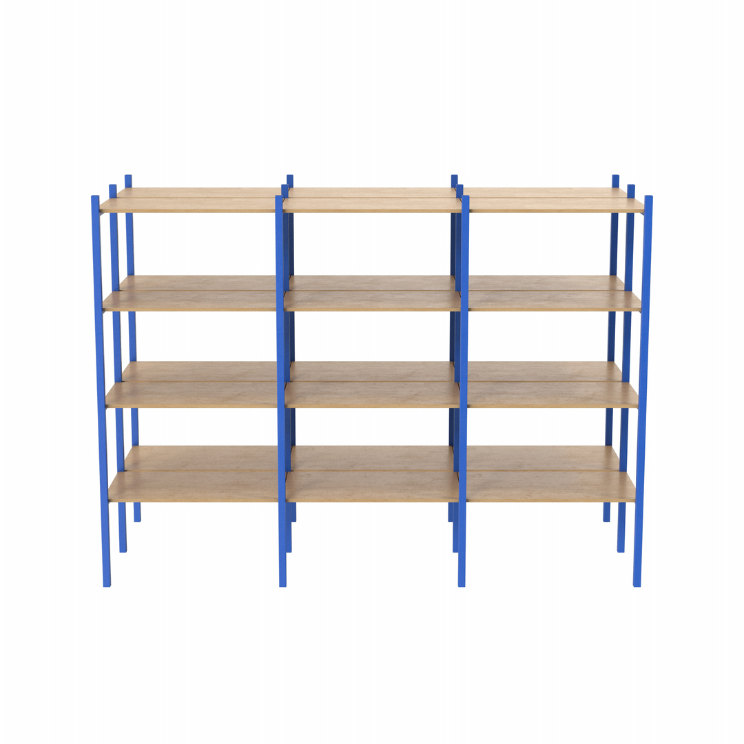 3D Wooden Warehouse Racks - TurboSquid 2307957