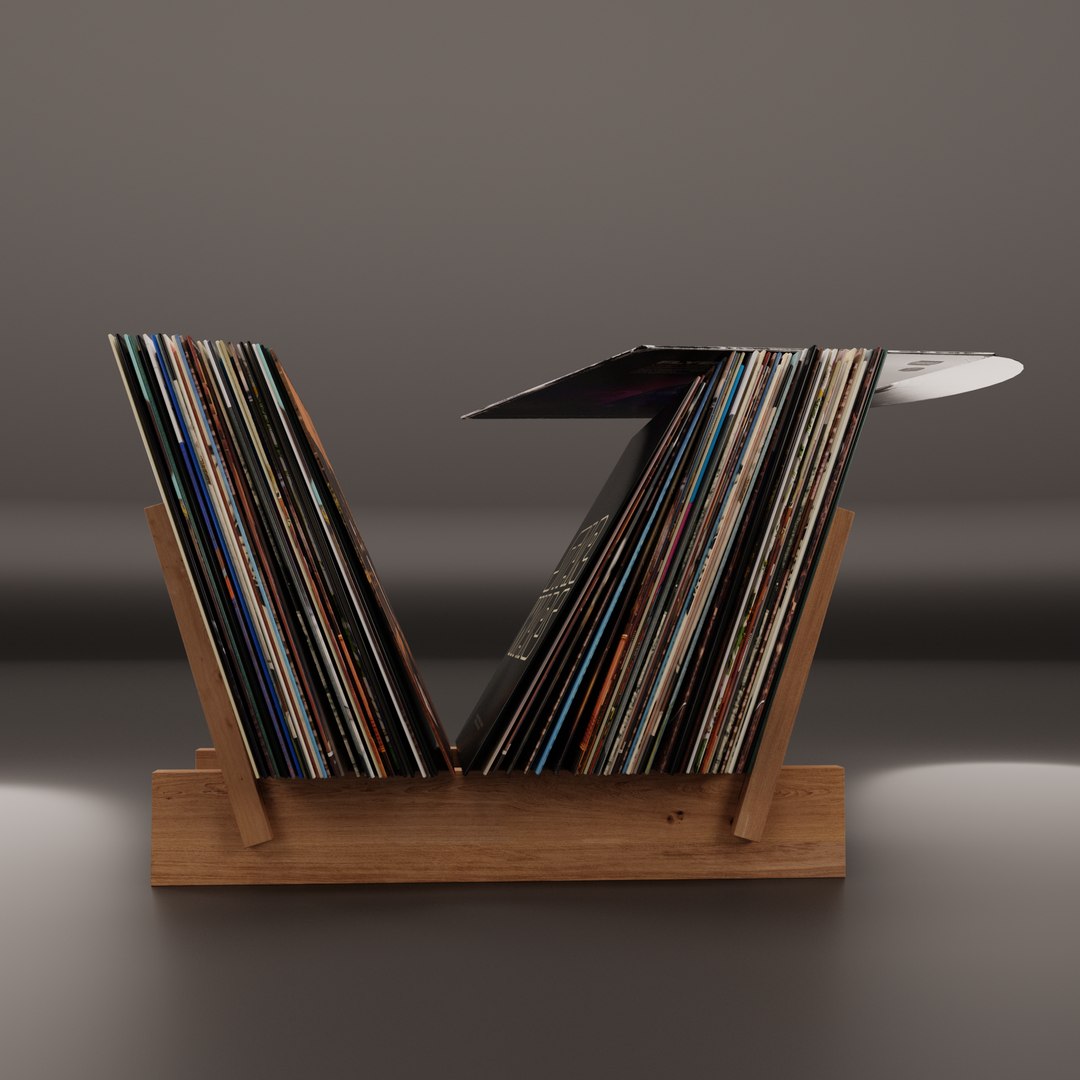 3D Model Vinyl Storage No-26 - TurboSquid 1852044