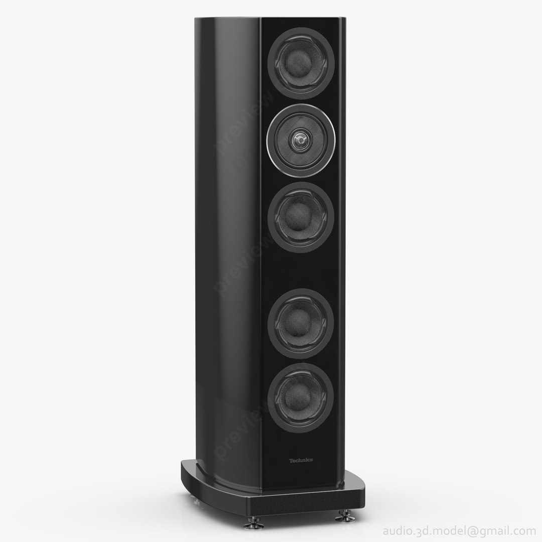 Floorstanding Technics Sb R1 3d Model
