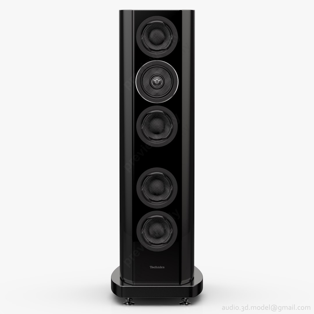 Floorstanding Technics Sb R1 3d Model