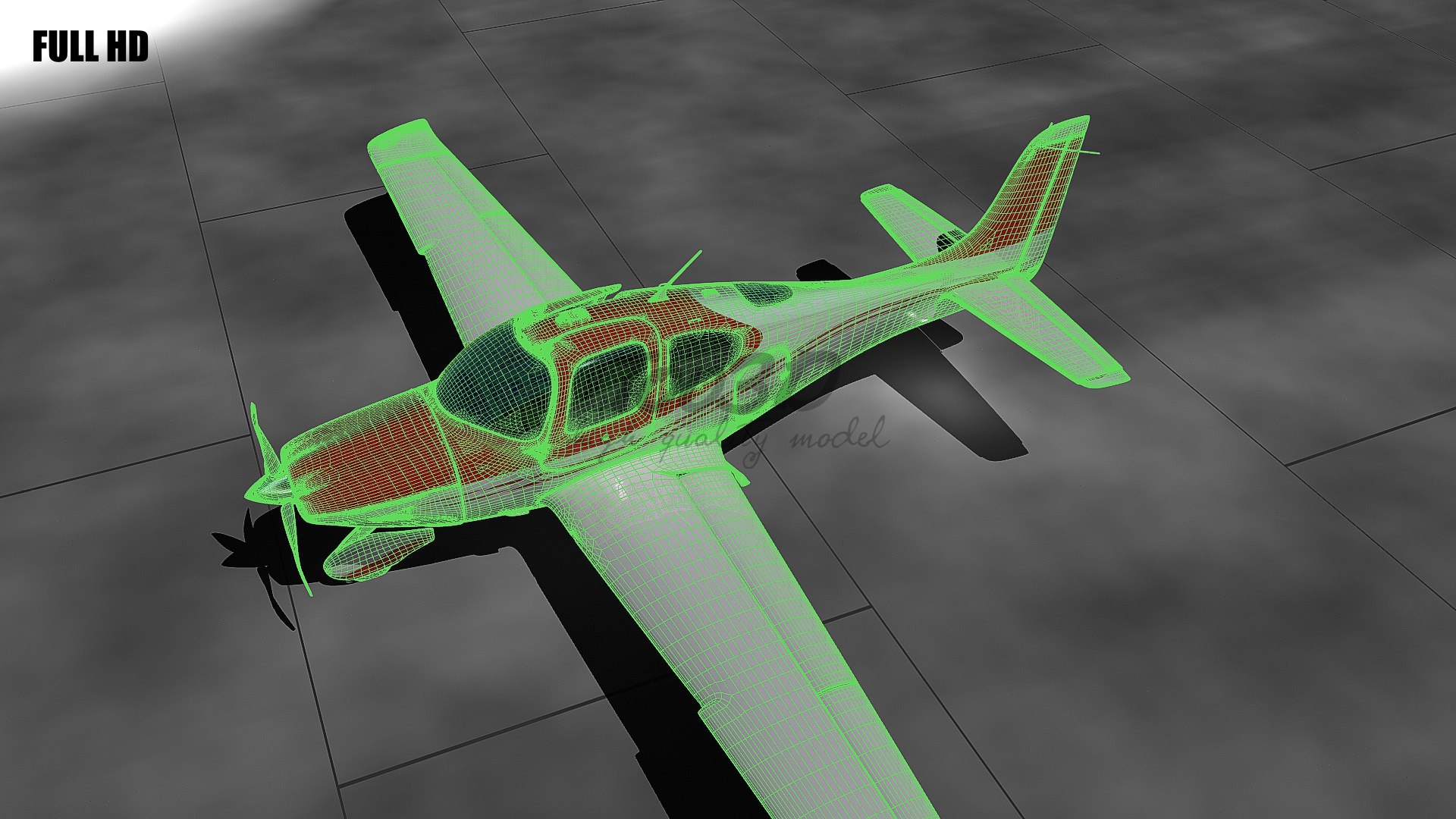 3d Model Sr22 Cirrus