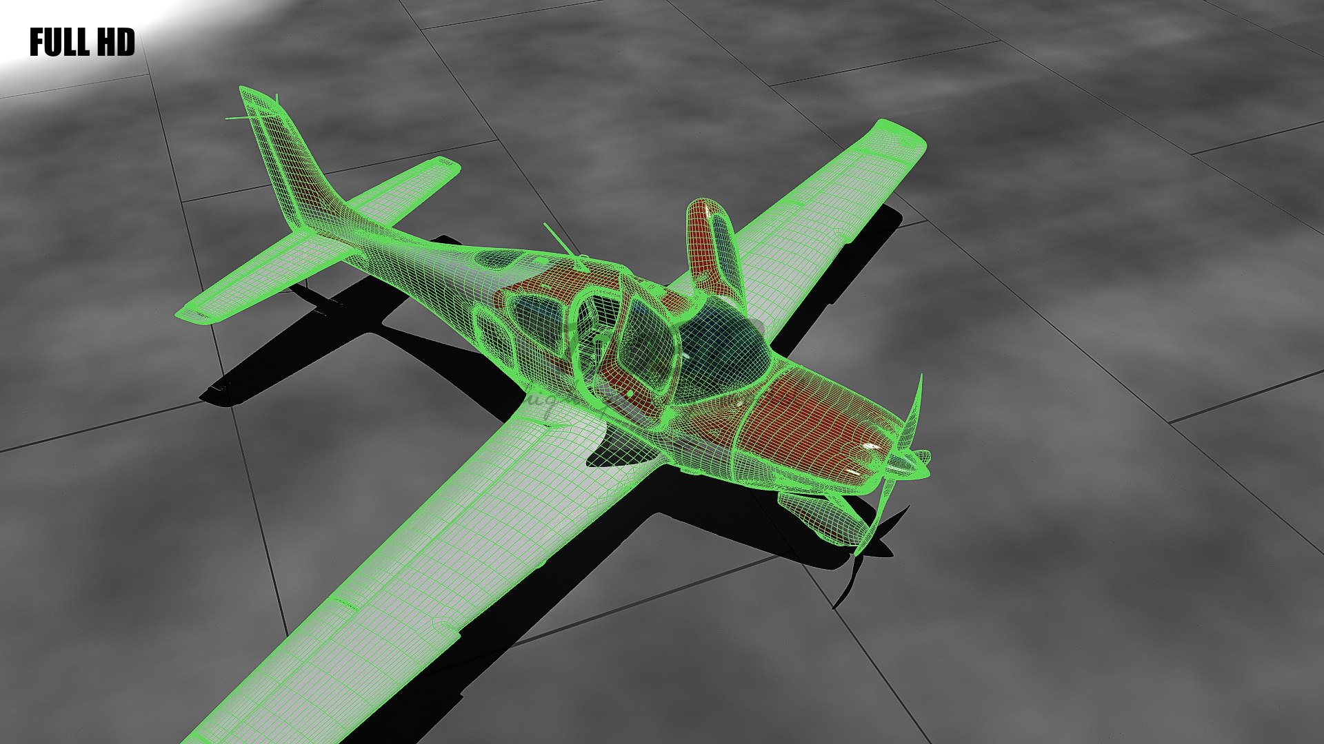 3d Model Sr22 Cirrus