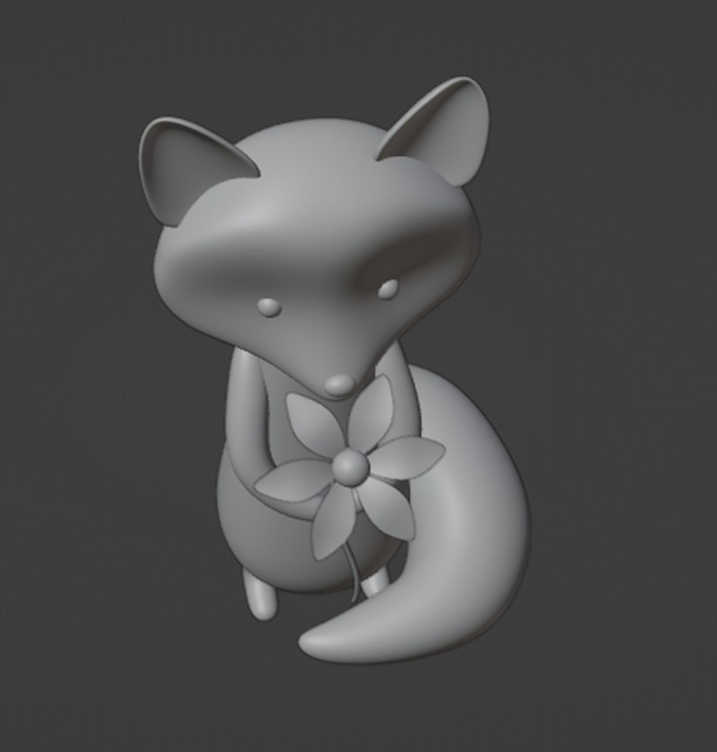Fox Character Mesh 3D Model - TurboSquid 1998256