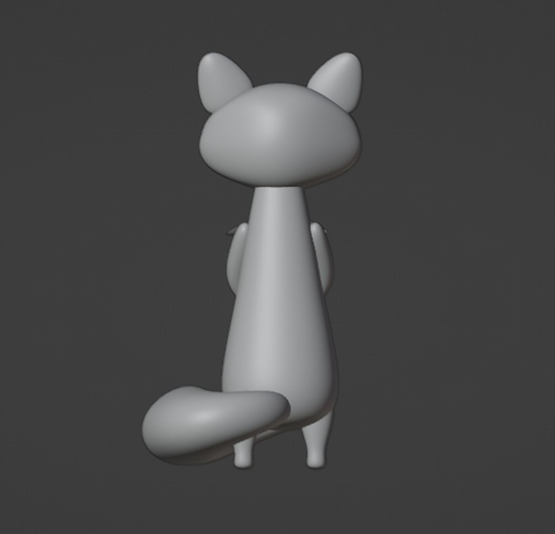 Fox Character Mesh 3D Model - TurboSquid 1998256