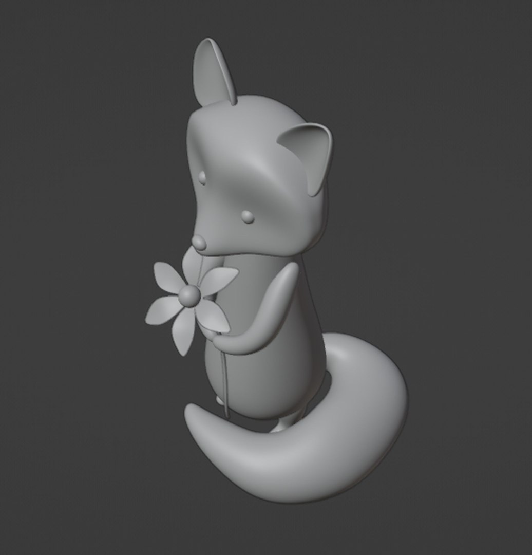 Fox Character Mesh 3D Model - TurboSquid 1998256