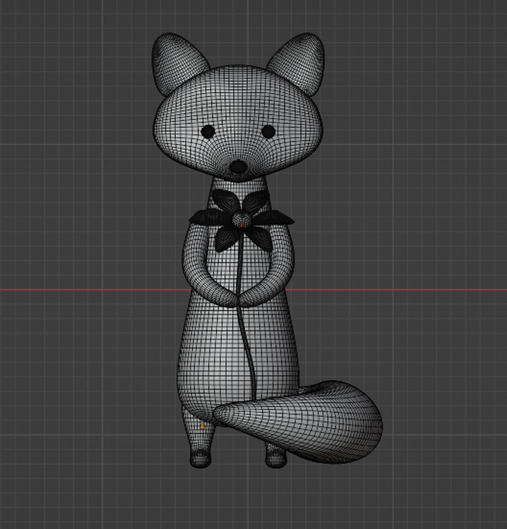 Fox Character Mesh 3D Model - TurboSquid 1998256