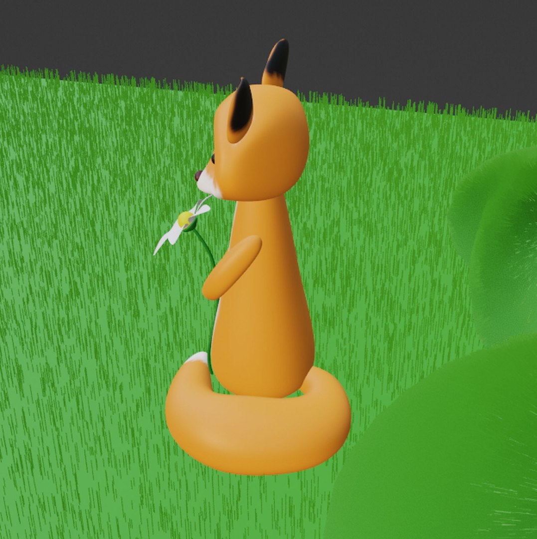 Fox Character Mesh 3D Model - TurboSquid 1998256