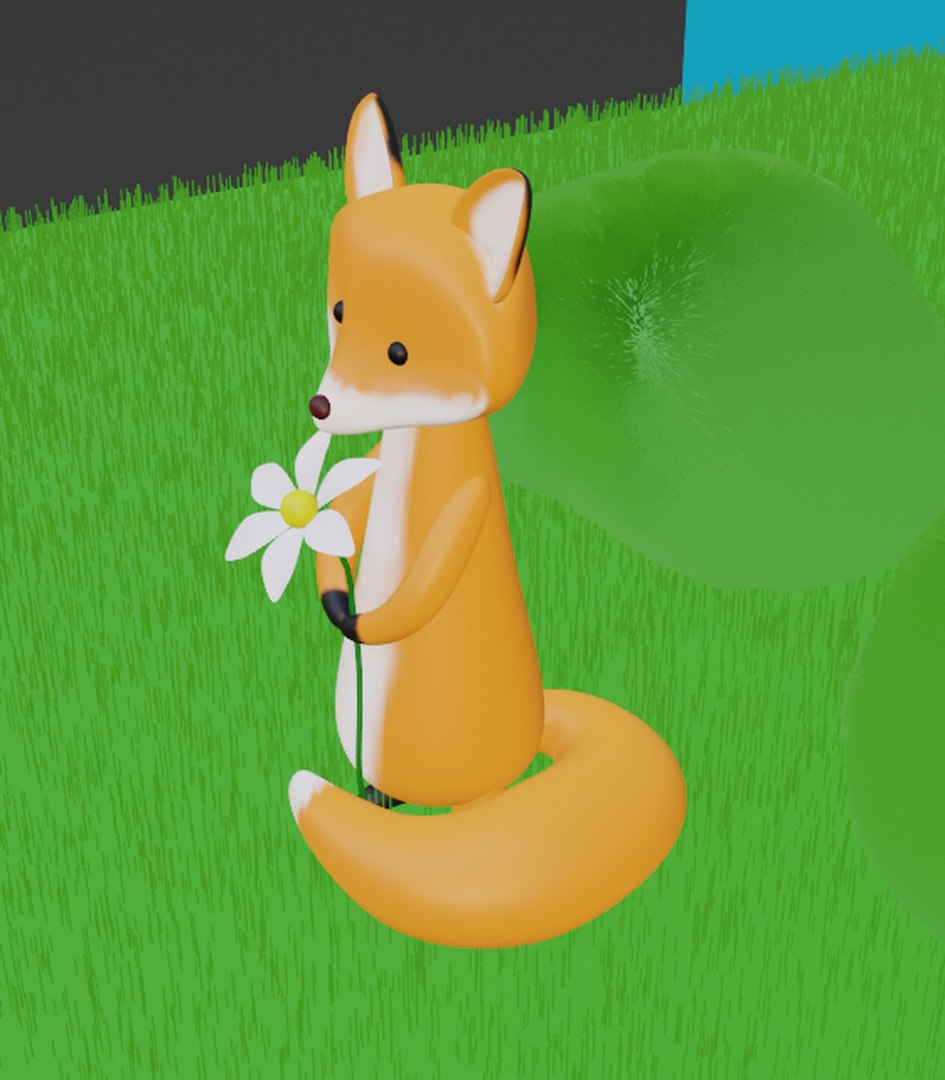 Fox Character Mesh 3D Model - TurboSquid 1998256