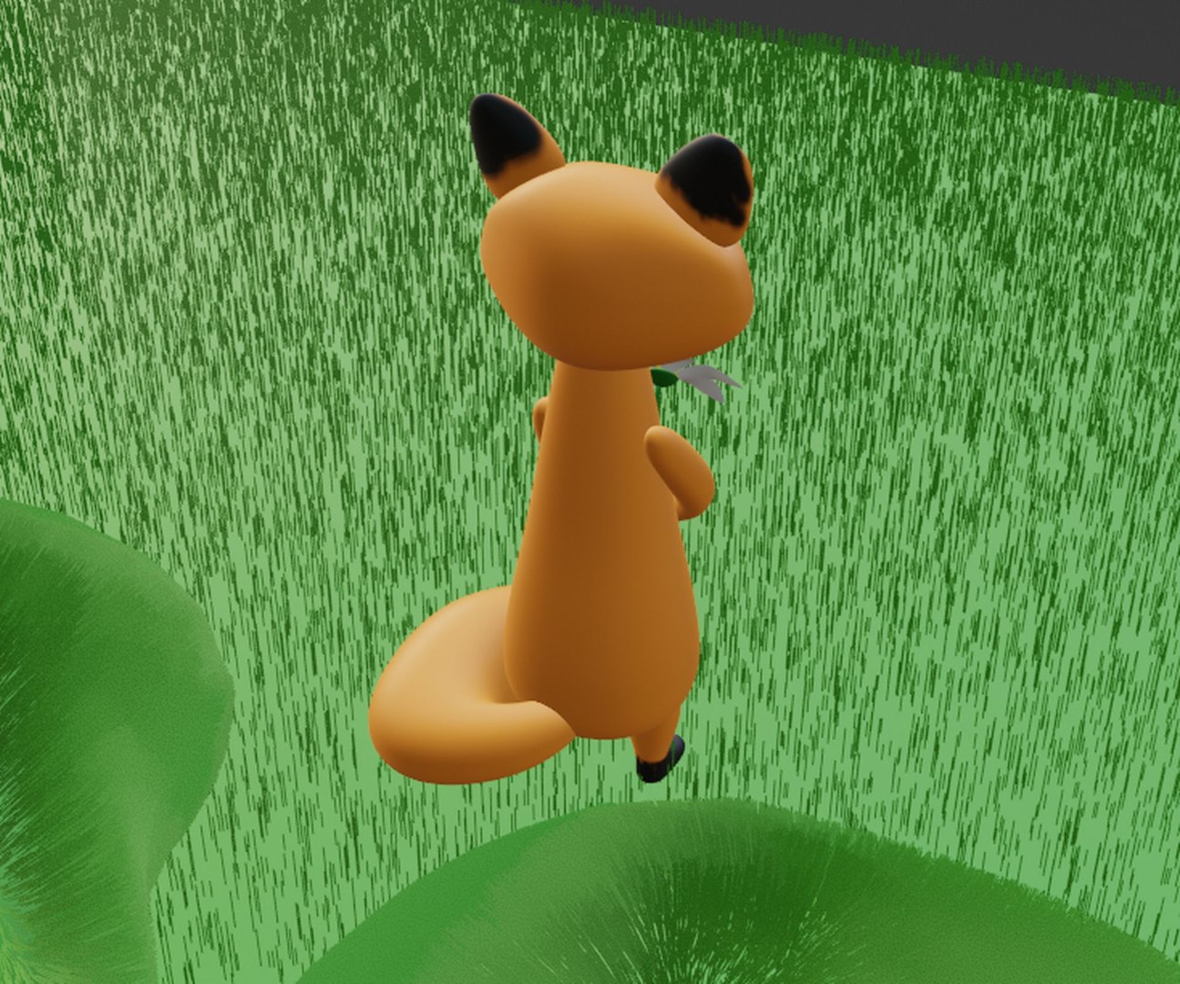 Fox Character Mesh 3D Model - TurboSquid 1998256