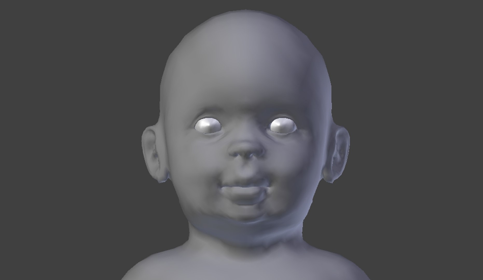 3ds Max Babies Static Poses Boy