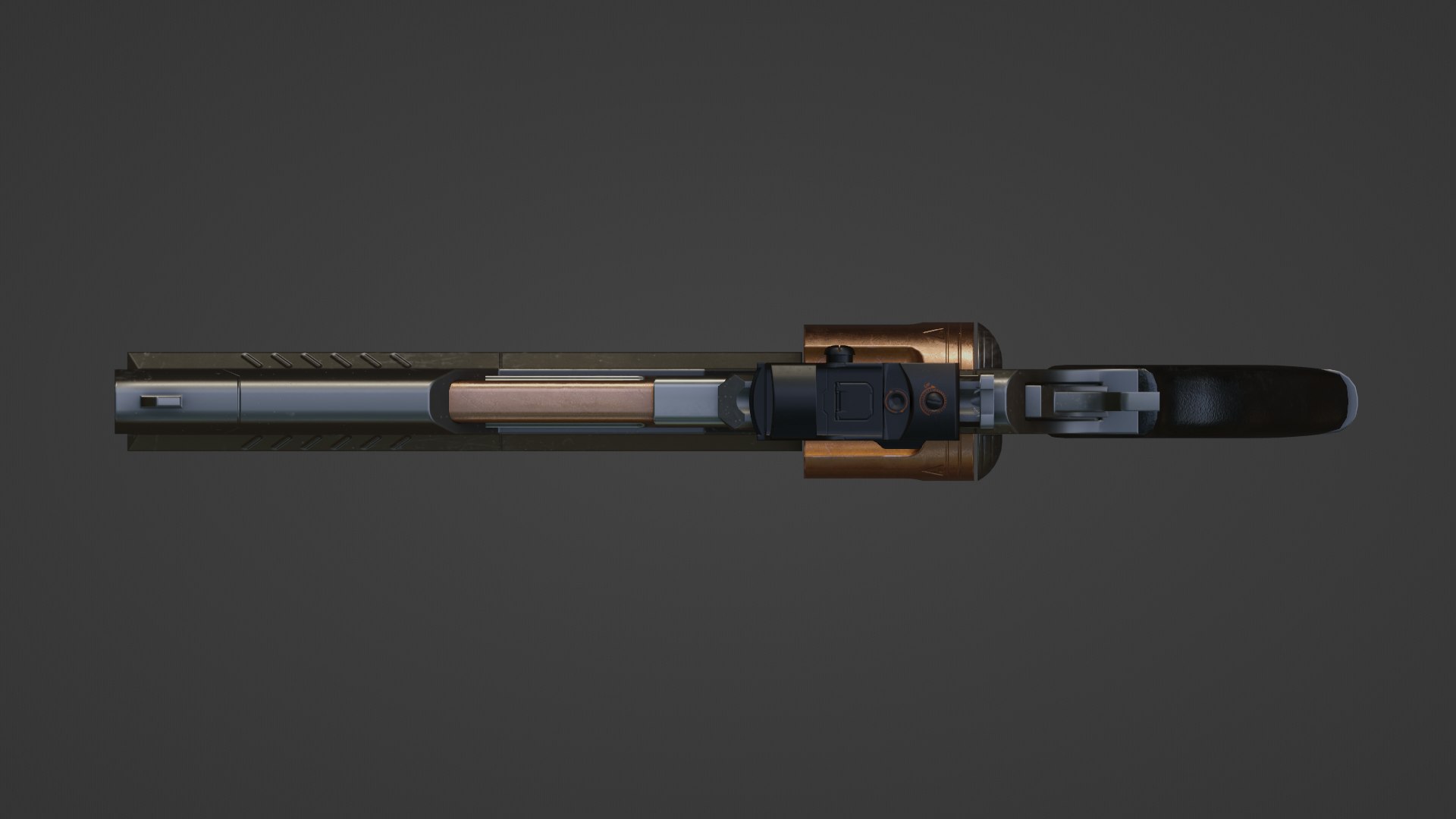 Cyberpunk Revolver 3D - TurboSquid 2063509