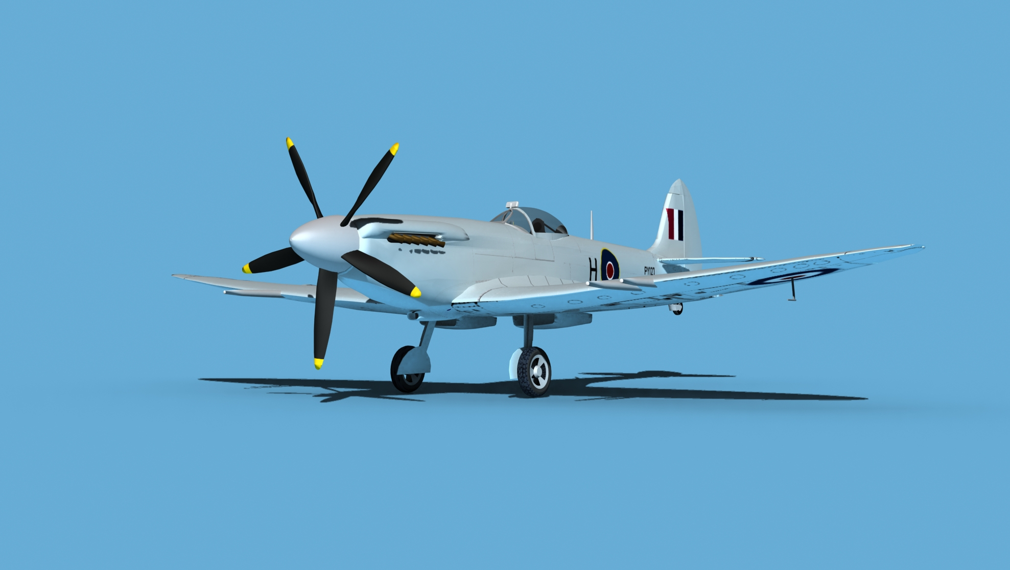 Supermarine Spitfire Mk XXII V05 RAF 3D-Modell - TurboSquid 1925737