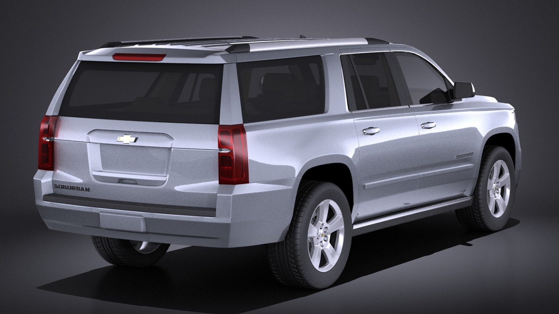 3d Model 2015 Chevrolet Suburban