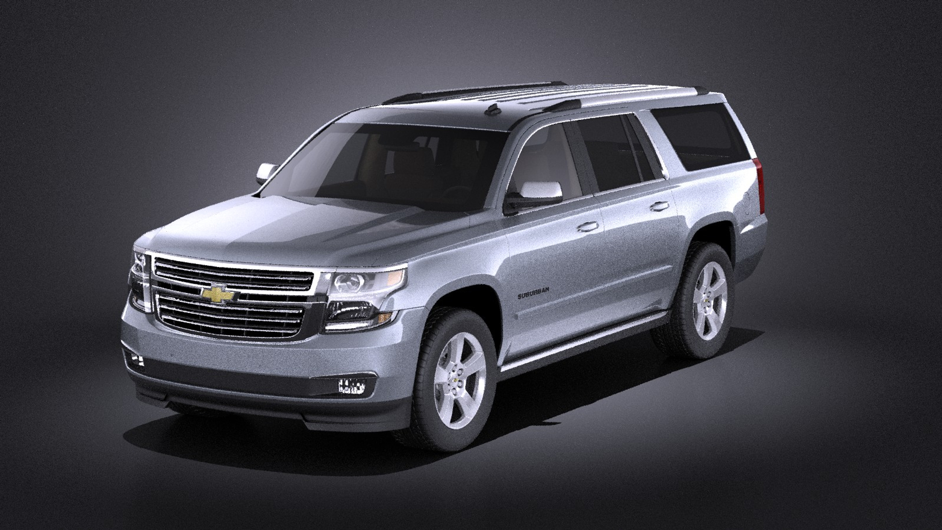 3d Model 2015 Chevrolet Suburban