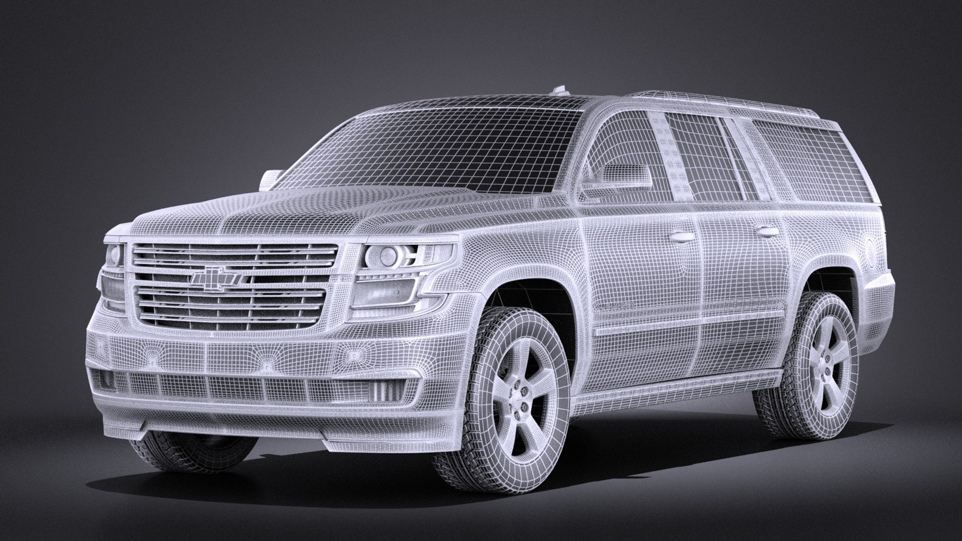 3d Model 2015 Chevrolet Suburban