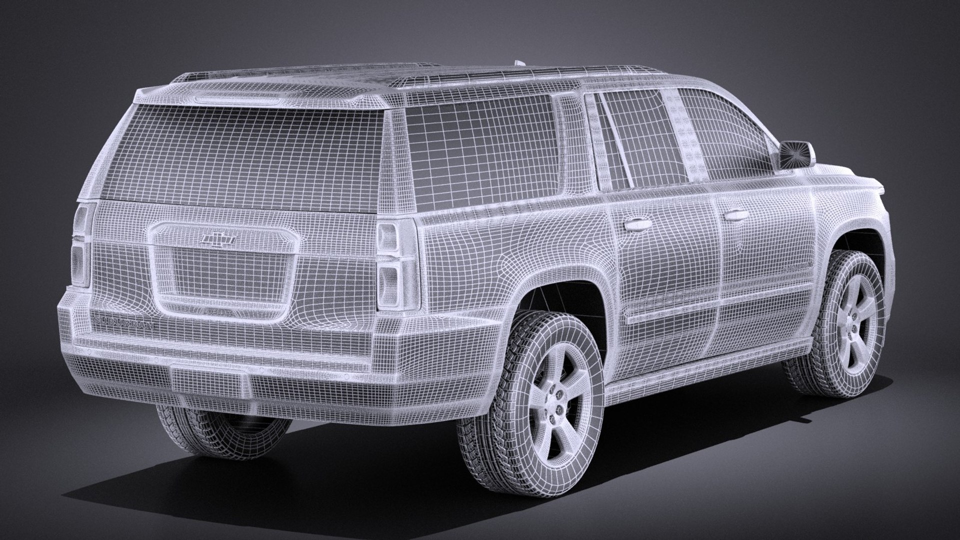 3d Model 2015 Chevrolet Suburban