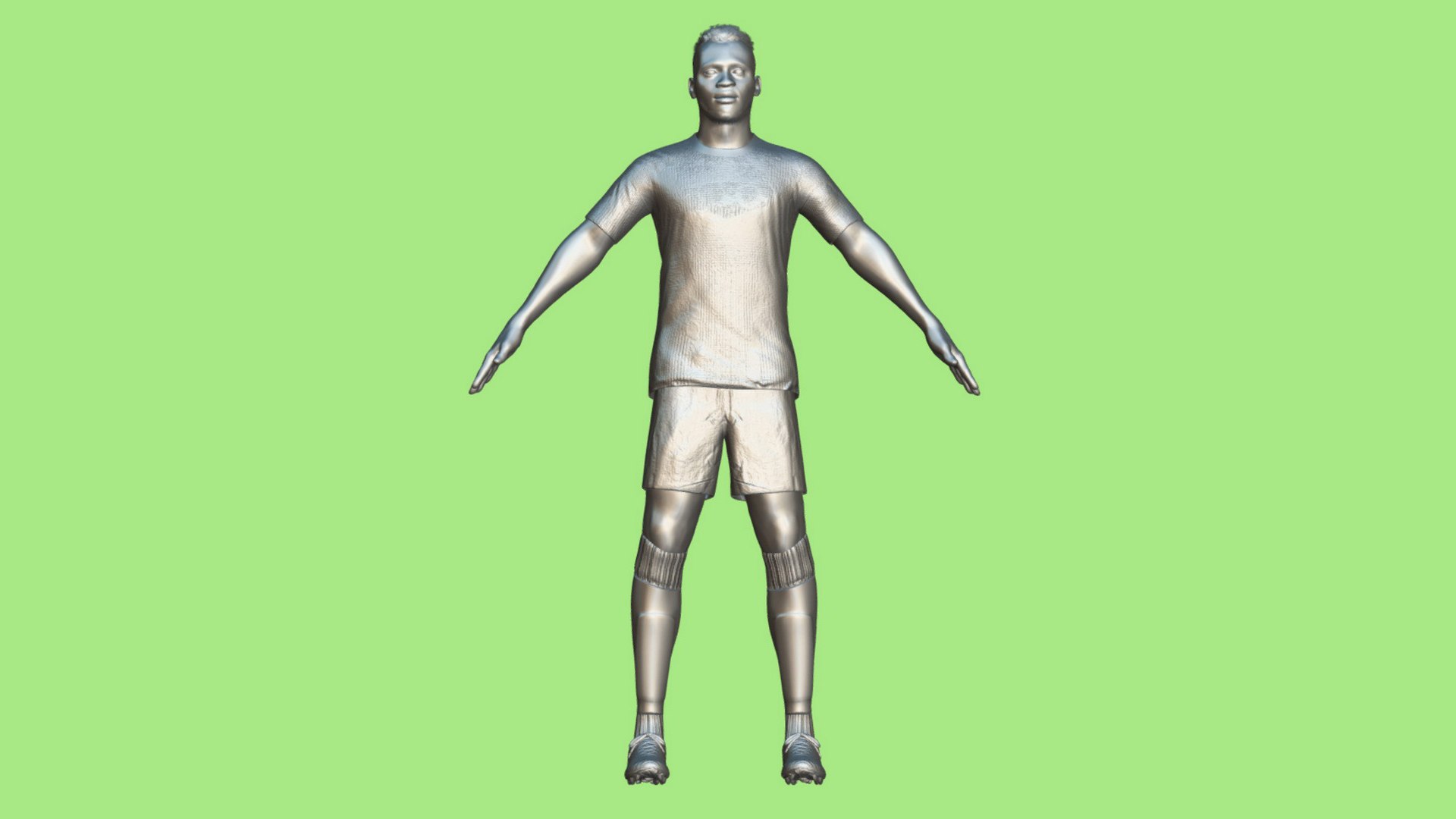 T-Pose Rigged Victor Boniface Leverkusen 3D Model - TurboSquid 2219748