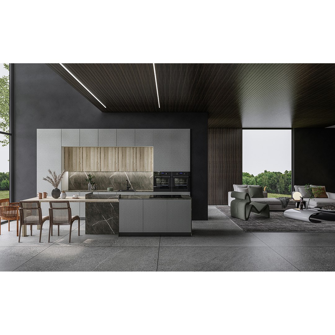 3D Living Room interior Full scene model - TurboSquid 2133569